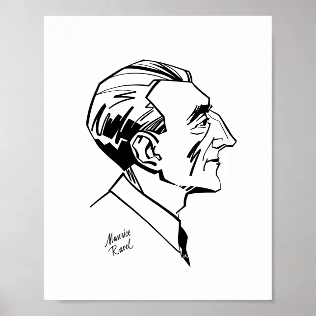 Maurice Ravel Poster | Zazzle