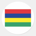 mauritius - emblem/flag/coat of arms/symbol square sticker | Zazzle.com