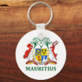 Mauritius emblem / flag / coat of arms / symbol keychain | Zazzle