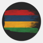 mauritius - emblem/flag/coat of arms/symbol square sticker | Zazzle.com