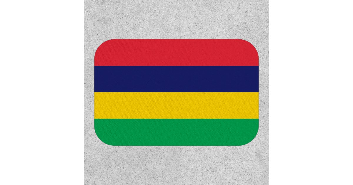 Mauritius Flag Patch | Zazzle