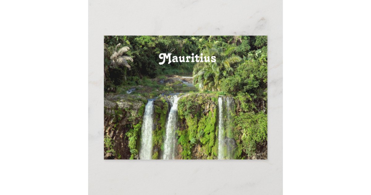 Mauritius Waterfalls Postcard | Zazzle