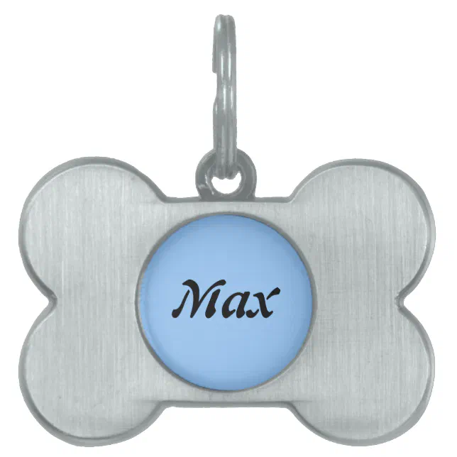 Max Dog's Name Tag | Zazzle