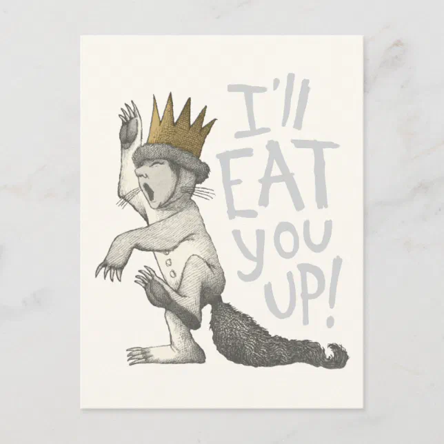 Max | I'll Eat You Up! Postcard | Zazzle