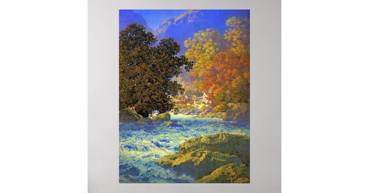 Maxfield Parrish -- Misty Morning Poster | Zazzle
