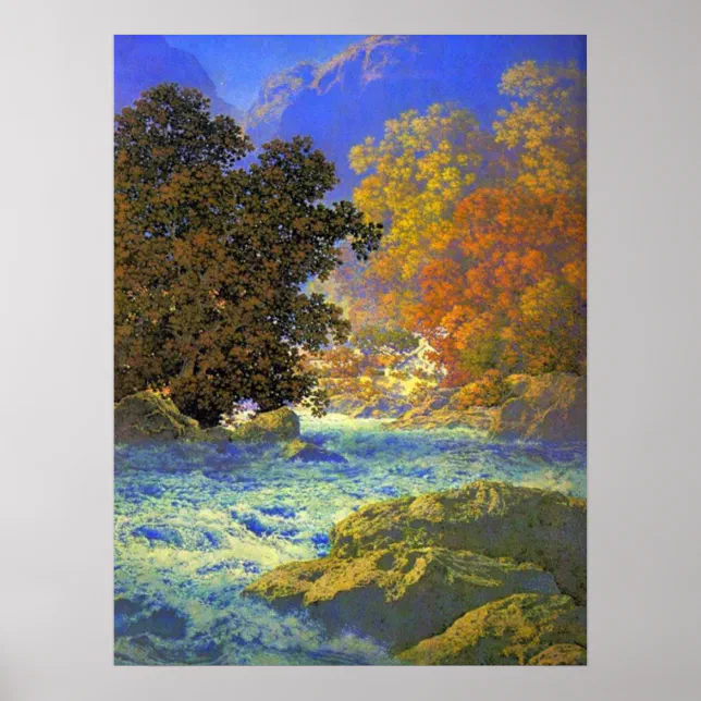Maxfield Parrish -- Misty Morning Poster | Zazzle