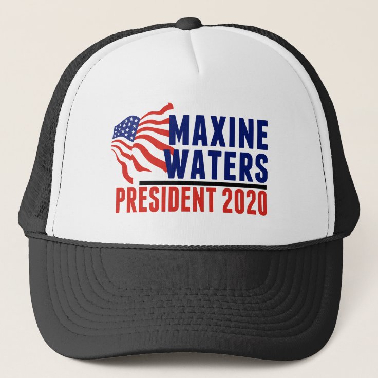 Maxine Waters for President 2020 Trucker Hat | Zazzle