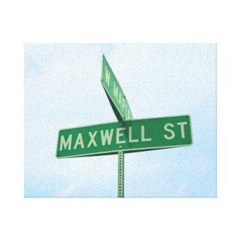 Maxwell Green Street Sign Boys Name Wall Art | Zazzle