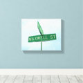 Maxwell Green Street Sign Boys Name Wall Art | Zazzle