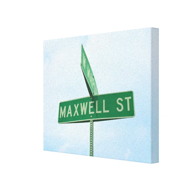 Maxwell Green Street Sign Boys Name Wall Art | Zazzle