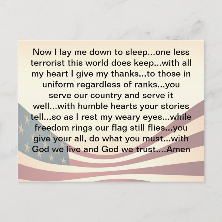 May 1st Prayer Postcard | Zazzle