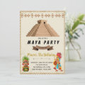 Maya birthday party invitation | Zazzle