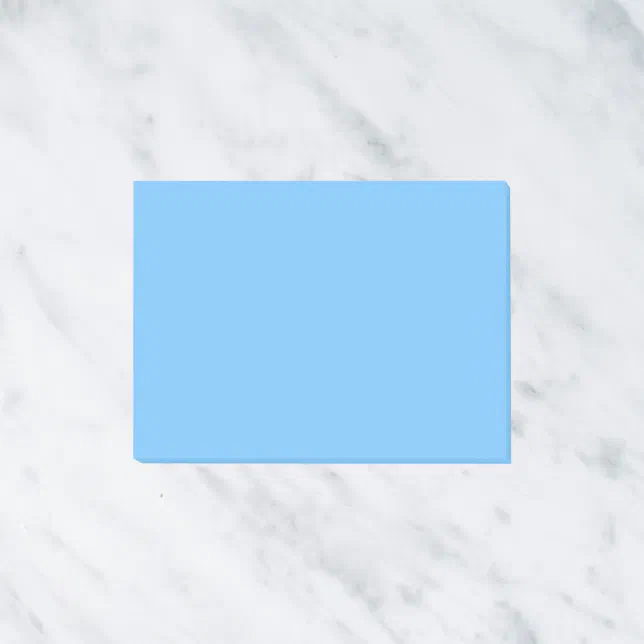Maya Blue Solid Color Post-it Notes | Zazzle