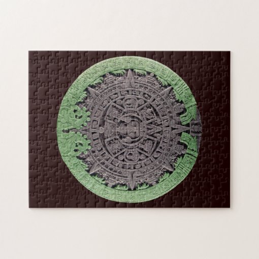 Maya Calendar - Mayan Style Jigsaw Puzzle | Zazzle