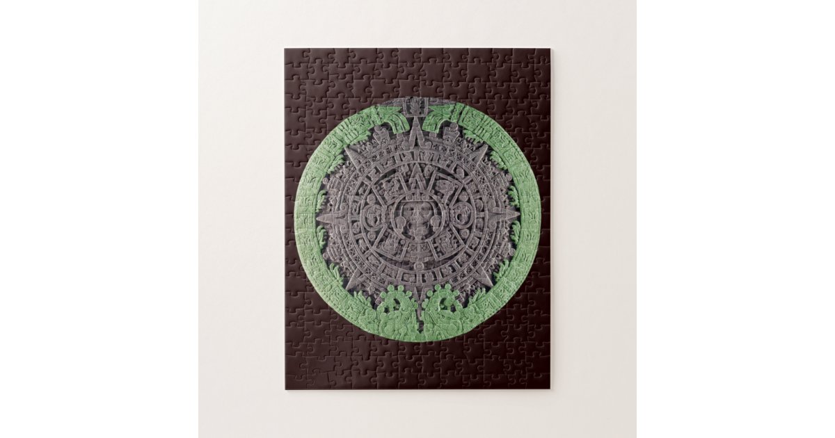 Maya Calendar - Mayan Style Jigsaw Puzzle | Zazzle