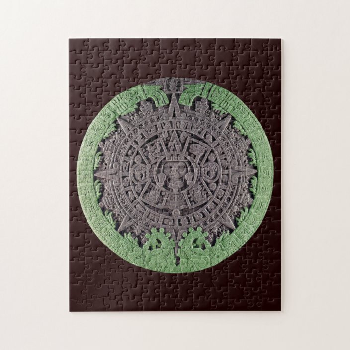 Maya Calendar - Mayan Style Jigsaw Puzzle | Zazzle.com
