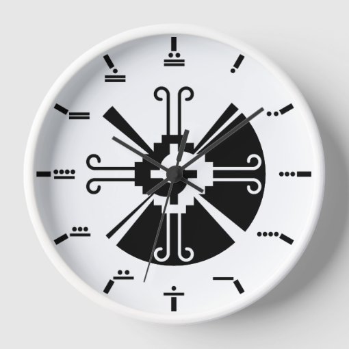 Maya numerals - Hunab Ku Clock | Zazzle