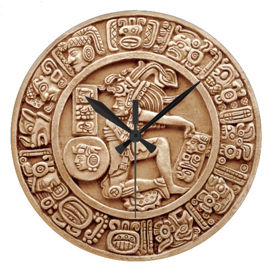 Mayan Agricultural Calendar Large Clock | Zazzle.com