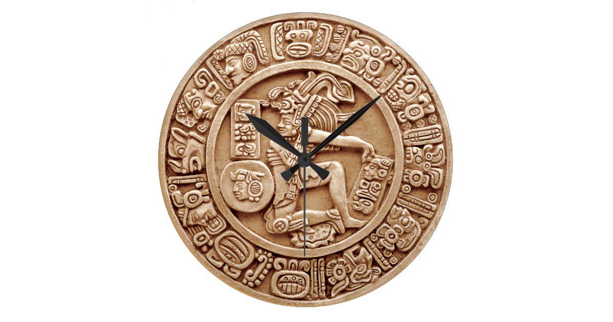 Mayan Agricultural Calendar Large Clock | Zazzle.com