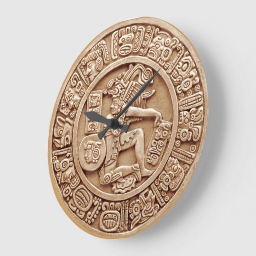 Mayan Agricultural Calendar Large Clock | Zazzle