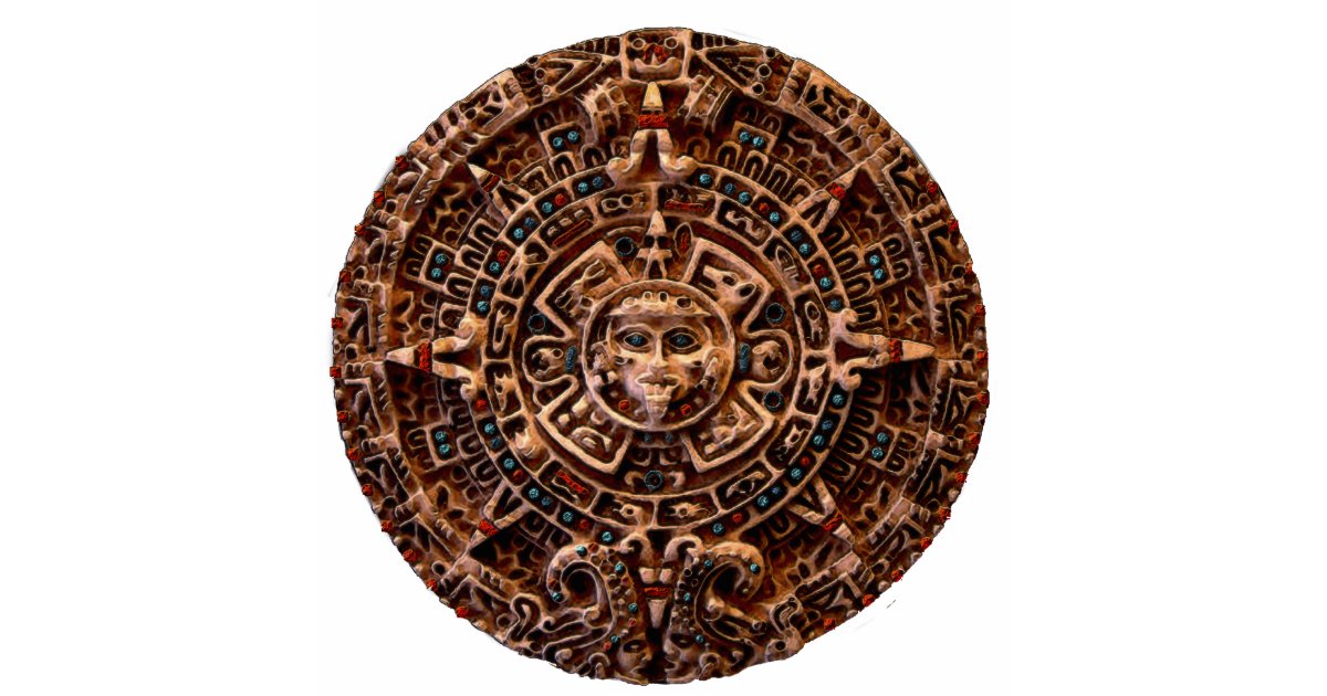 MAYAN AZTEC Mexican History Sun (sculpted) Magnet | Zazzle