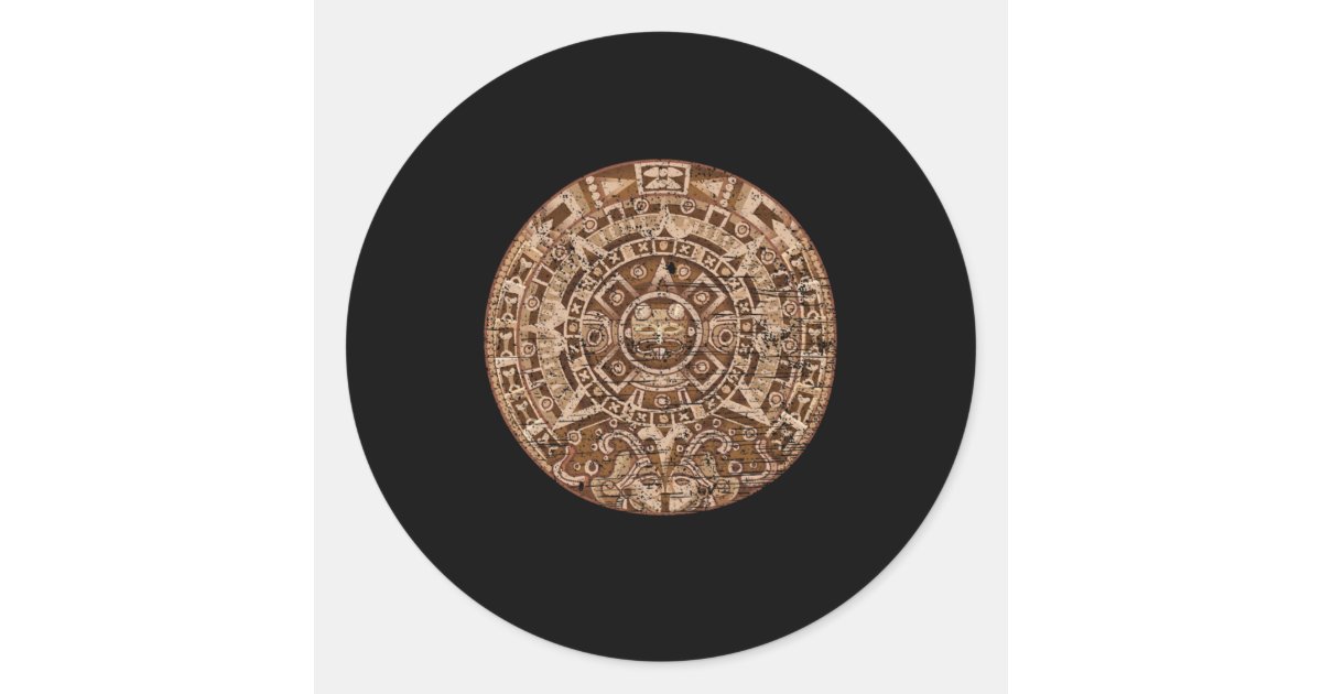 Mayan Calendar Inca Aztec Culture Civilization Gif Classic Round ...