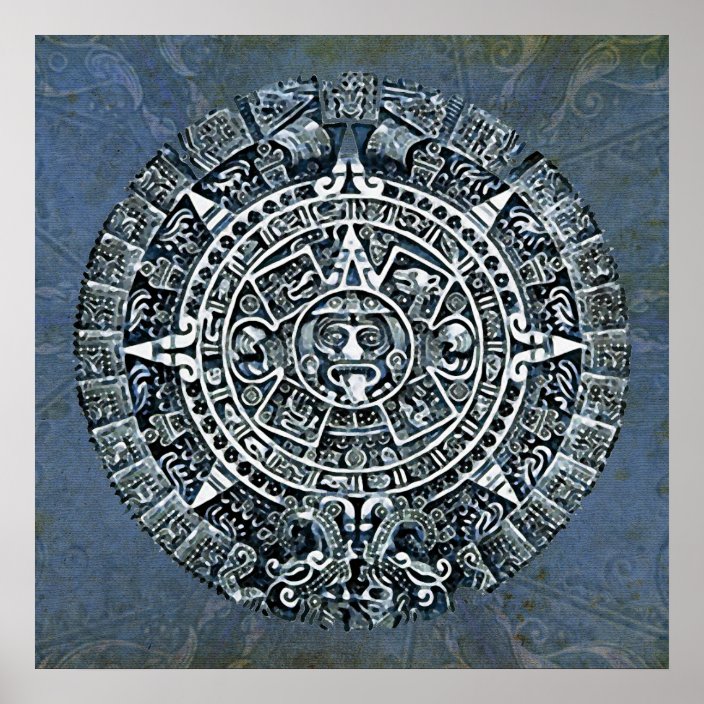 Mayan Calendar / Maya Kalender Poster | Zazzle.com