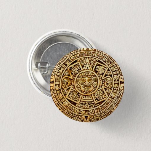 Mayan calendar pinback button | Zazzle