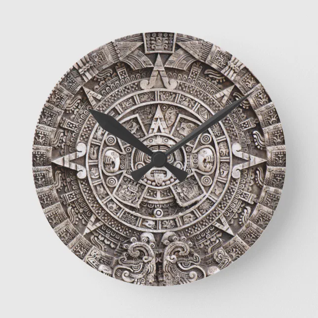 Mayan Calendar Round Clock | Zazzle