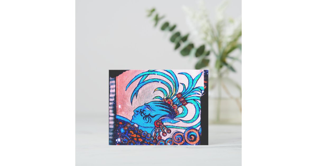 Mayan Elf: Defiance Postcard | Zazzle