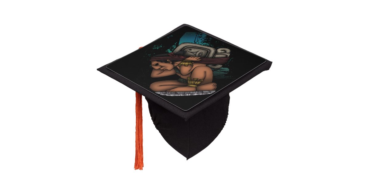 Mayan God Graduation Cap Topper | Zazzle
