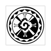 Mayan Hunab Ku Graphic Design Rubber Stamp | Zazzle