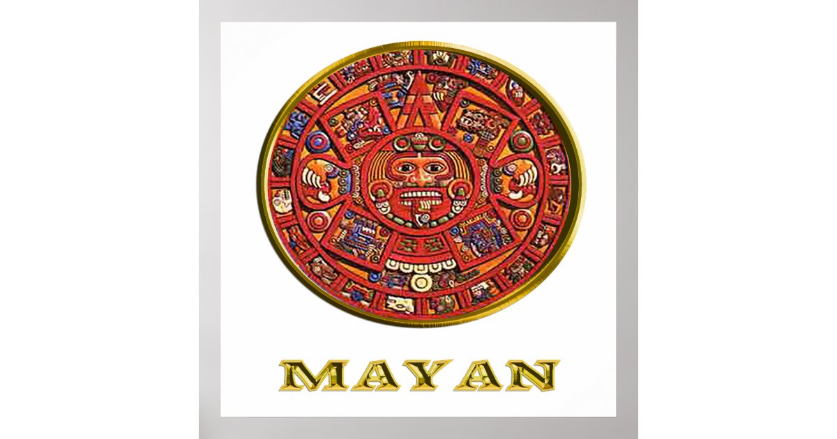 Mayan Indian art Poster | Zazzle