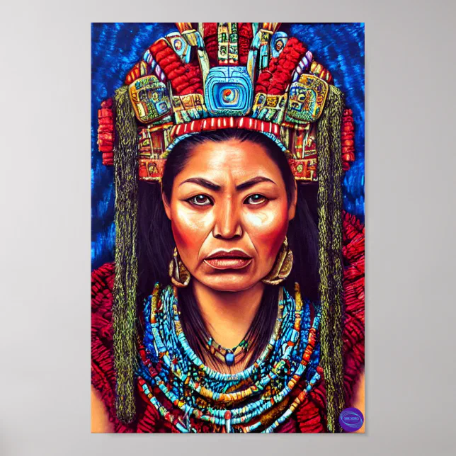 MAYAN QUEEN POSTER | Zazzle