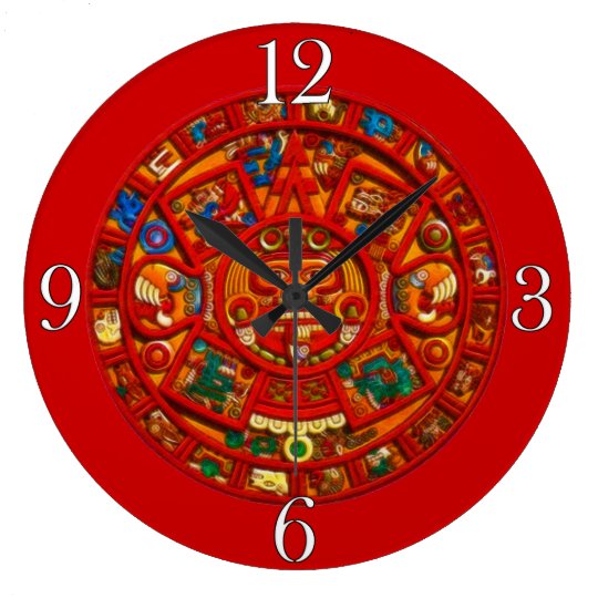 Mayan Sun Calendar Aztec Mexican History Clock | Zazzle.com