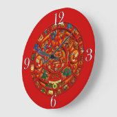 Mayan Sun Calendar Aztec Mexican History Clock | Zazzle