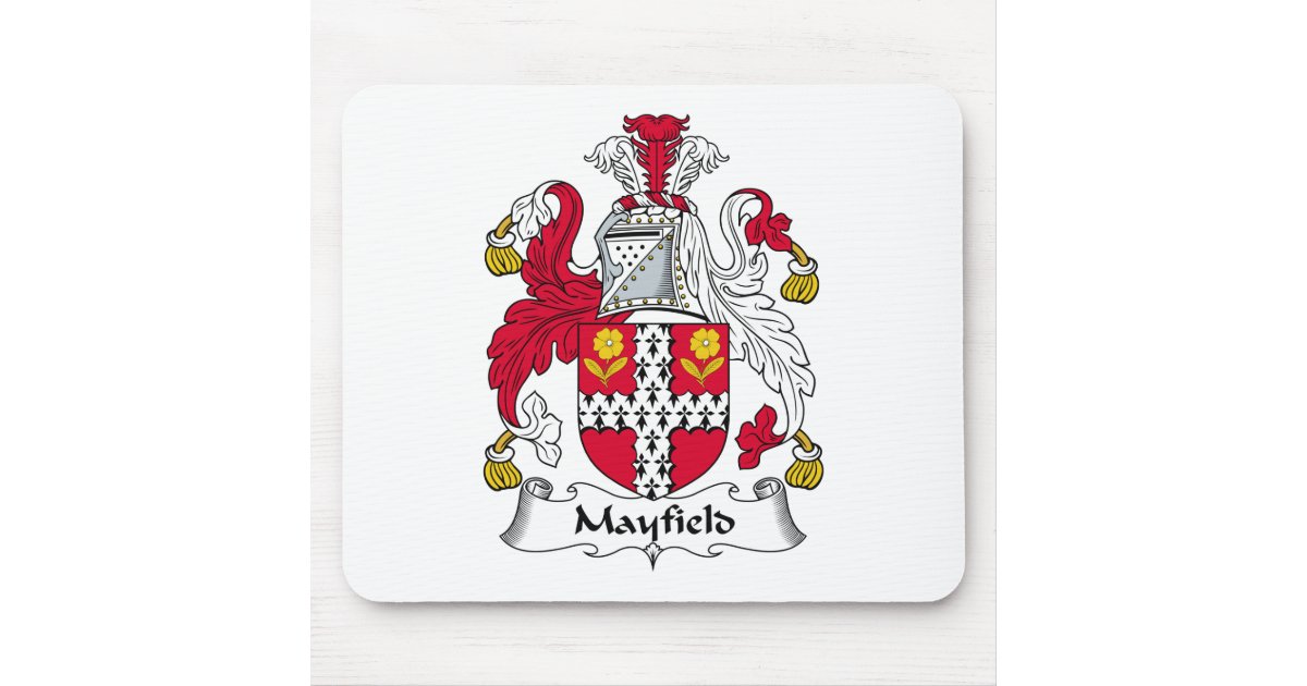 Mayfield Family Crest Mouse Pad | Zazzle