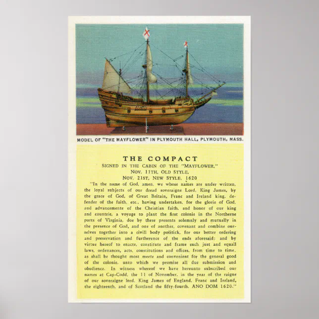 Mayflower Model Poster | Zazzle