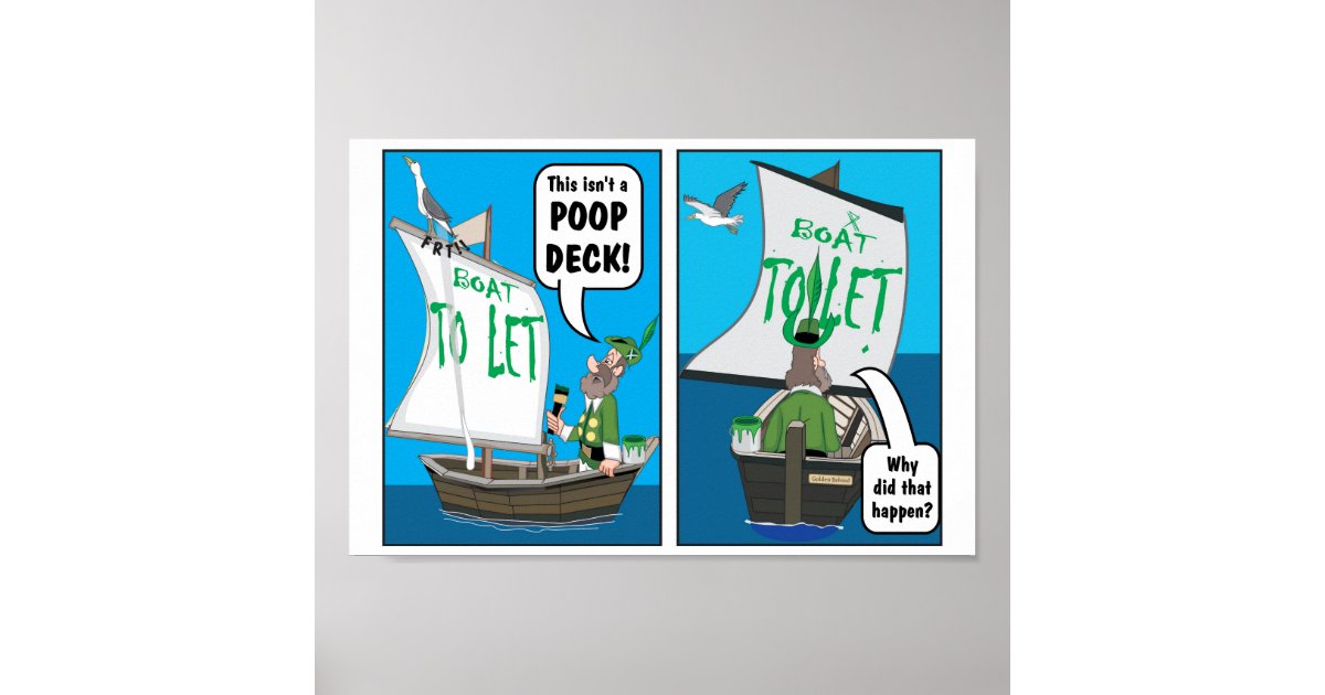 MAYFLOWER'S PIRATES 'POOP DECK' POSTER | Zazzle