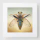 Mayfly Ephemeroptera 060624IREF106 - Watercolor Square Wall Clock | Zazzle