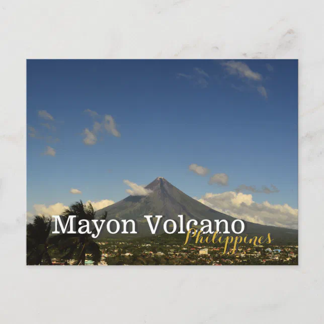 Mayon Volcano Albay Bicol Philippines Postcard | Zazzle