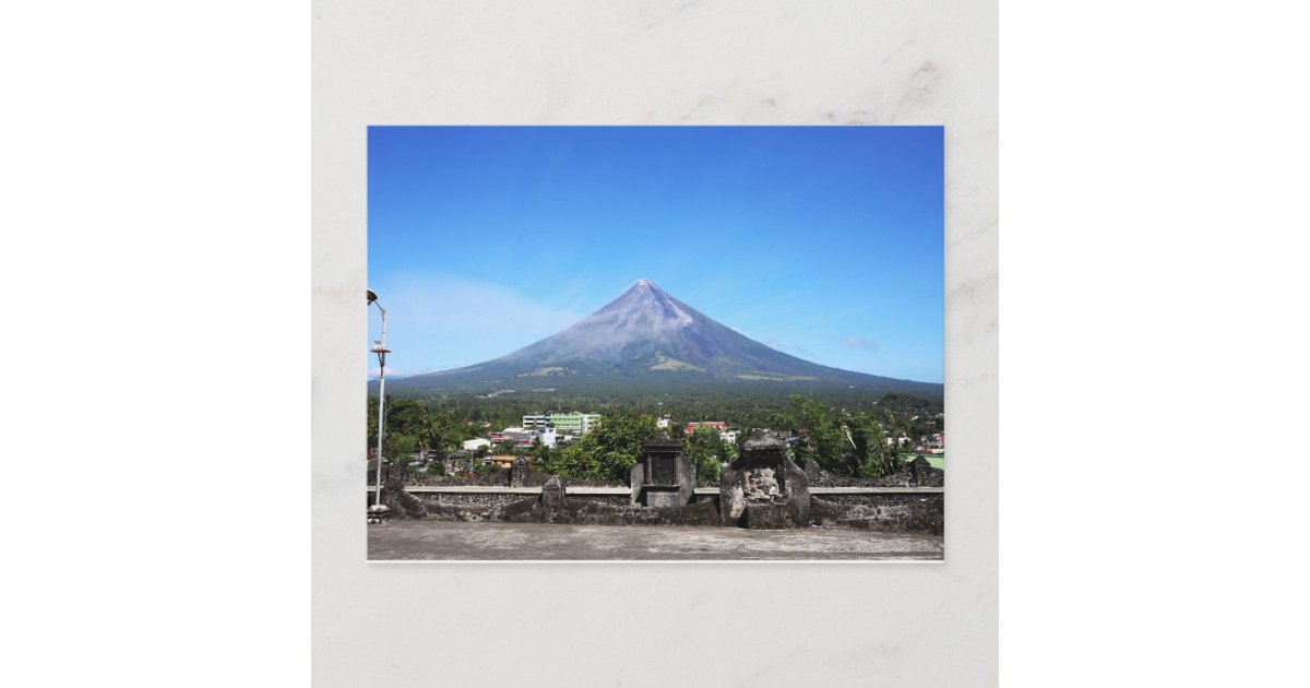 Mayon Volcano Postcard | Zazzle