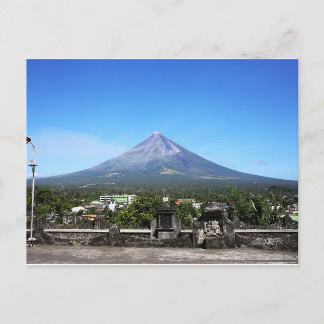 Mayon Volcano Postcard | Zazzle