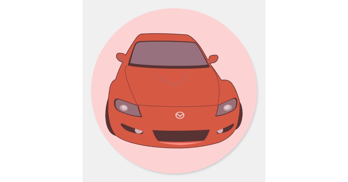 Mazda Classic Round Sticker | Zazzle