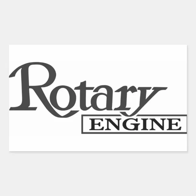 Mazda Rotary Engine Sticker | Zazzle
