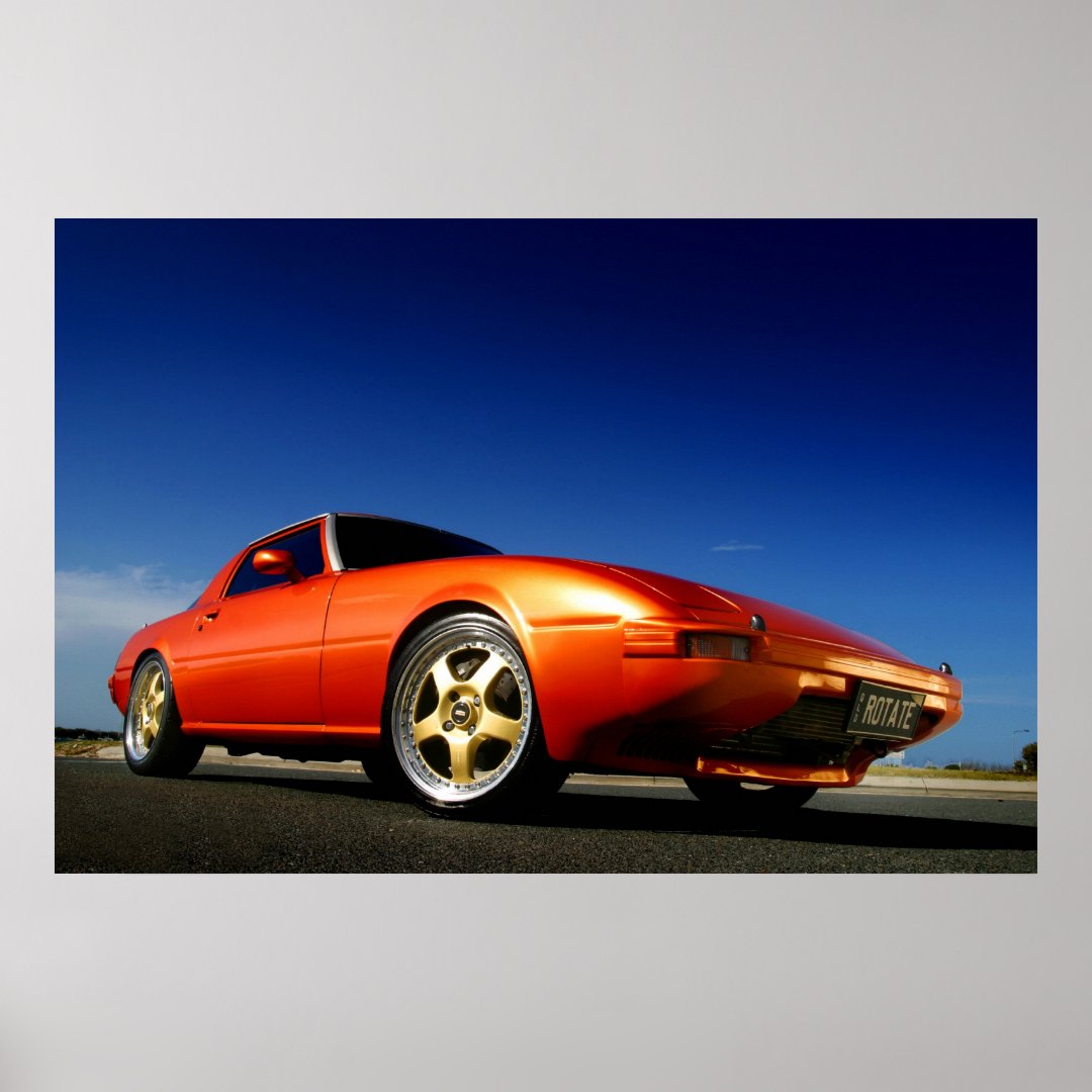 Mazda RX7 Rotor Poster | Zazzle
