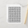 Maze Postcard | Zazzle