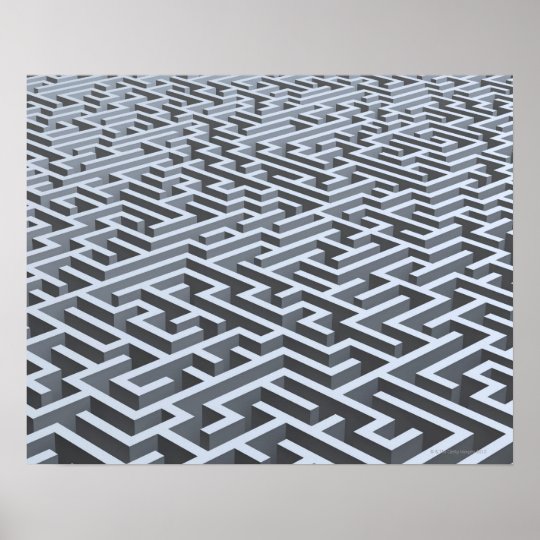 Maze Poster | Zazzle.com