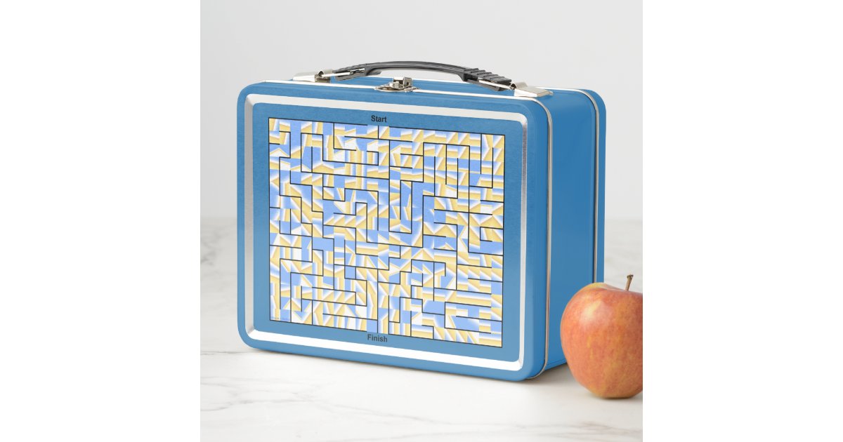 Maze Puzzles Metal Lunch Box | Zazzle