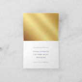 Mazel Tov Gold Congratulations Wishes Note Card | Zazzle